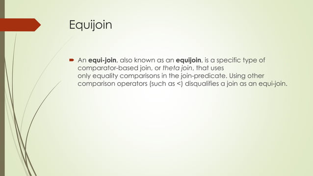 Joins In Database Pptx Databases Computer Software And Applications