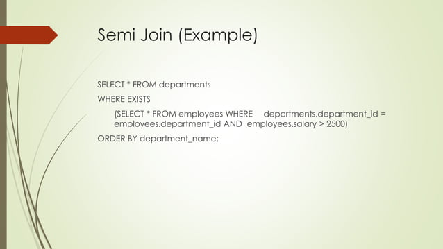 joins in database | PPTX | Databases | Computer Software and Applications