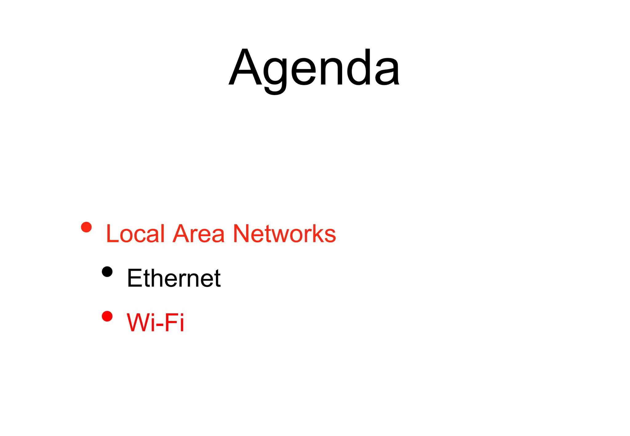 Part 12 : Local Area Networks | PPT