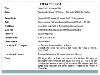 12 laocoont i els seus fills | PPT