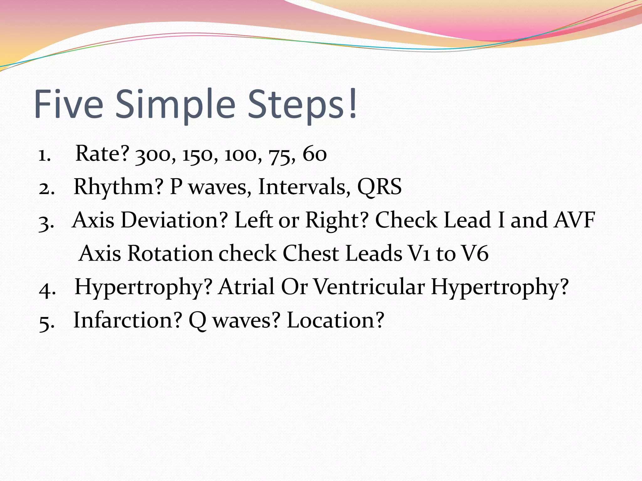 12 Lead EKG Interpretation | PPTX