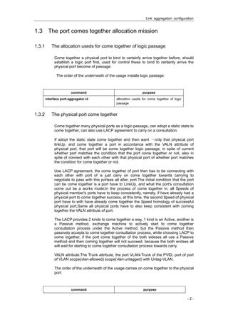 12 link aggregation configuration | PDF