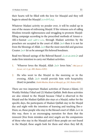 12 Madani Activities | PDF