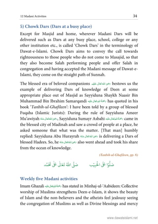 12 Madani Activities | PDF