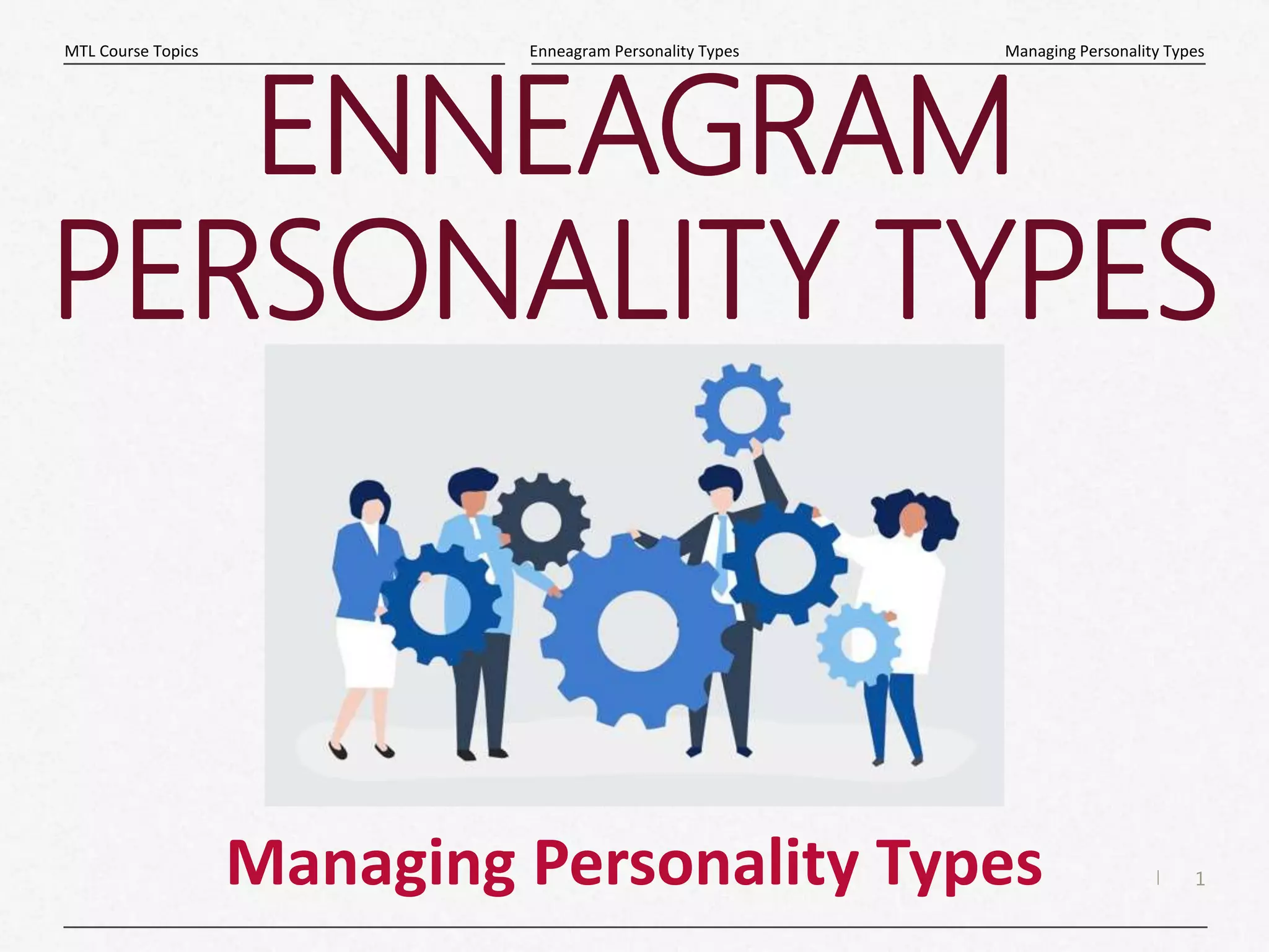 Managing Personality Types | PPTX