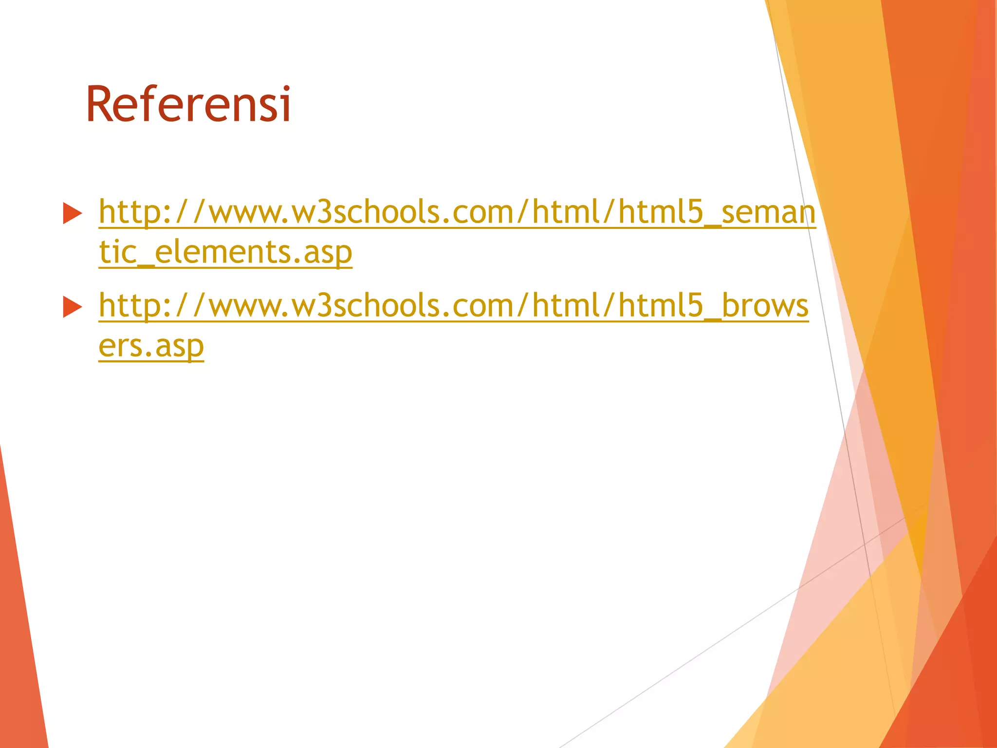 12 mengenal html5 | PPT