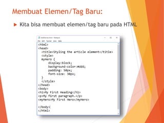 12 mengenal html5 | PPT
