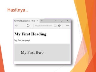 12 mengenal html5 | PPT