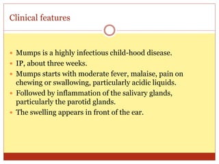 12 Mumps (parotitis) gendongan pada anak | PPT | Ear, Nose and Throat ...