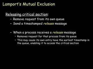 Mutual Exclusion Election (Distributed computing) | PPT
