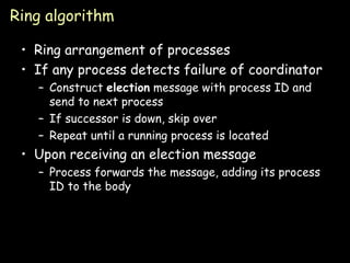 Mutual Exclusion Election (Distributed computing) | PPT | Computing ...