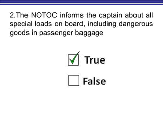 12 IATA Notification to captain | PPT