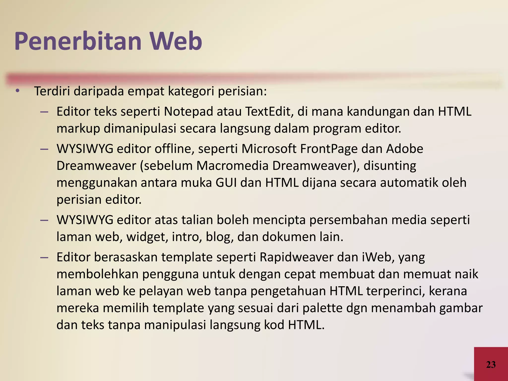 BAB 12 - Pembangunan Laman web | PPTX