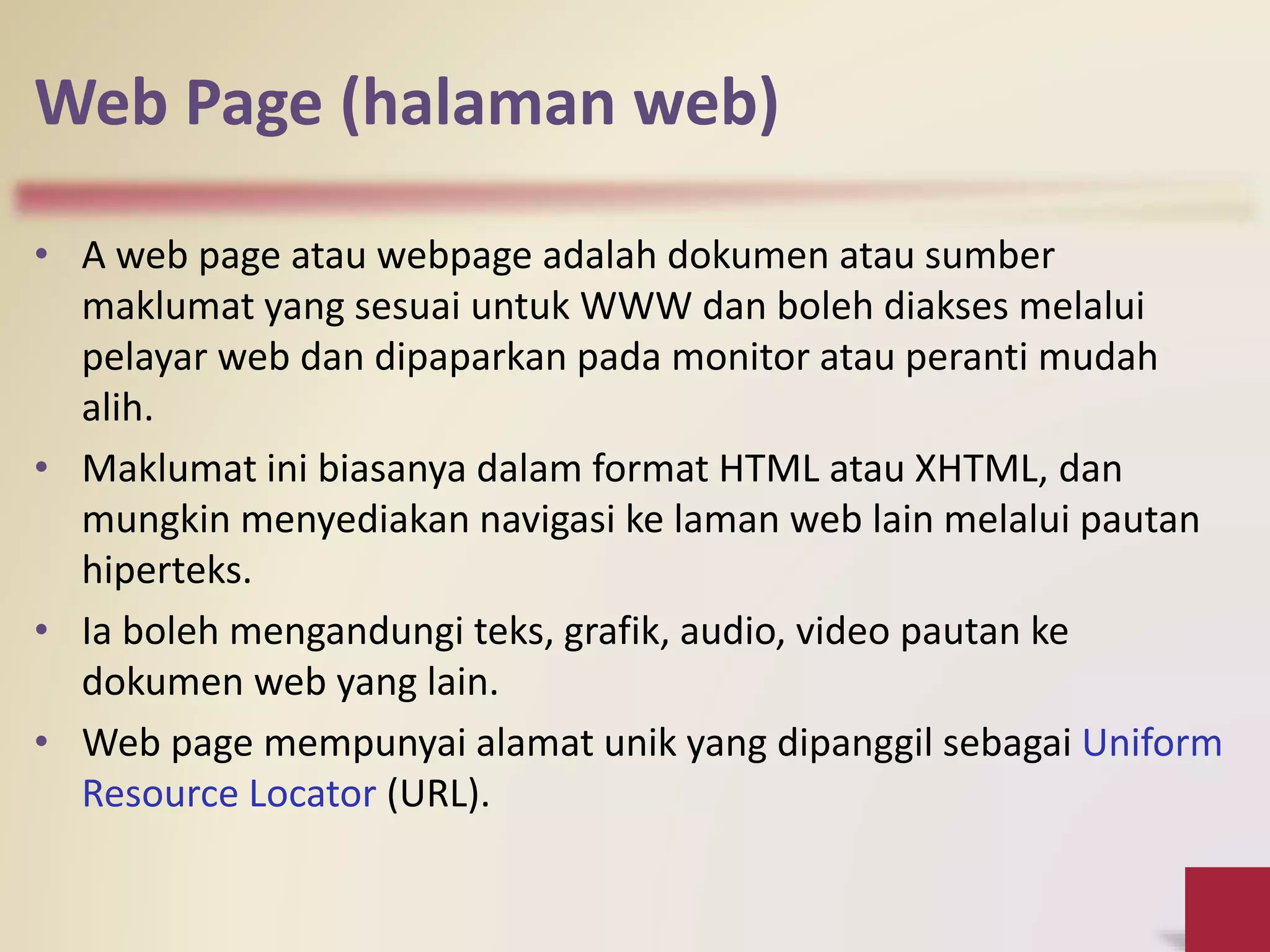 BAB 12 - Pembangunan Laman web | PPTX