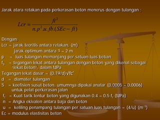 12 penulangan-rigid-pavement | PDF