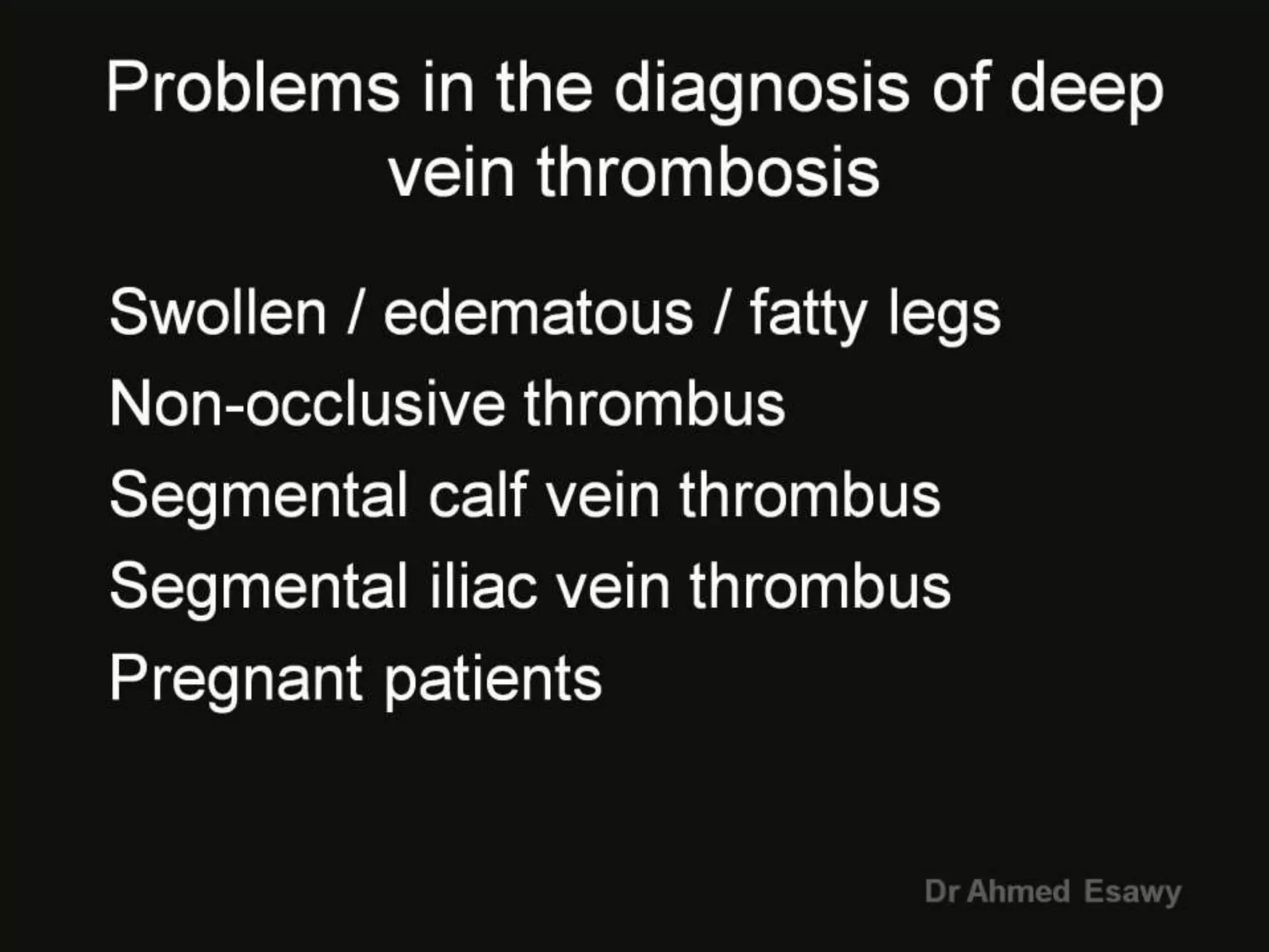 12 peripheral venous duplex pitfalls differential diagnosis dvt dr ...