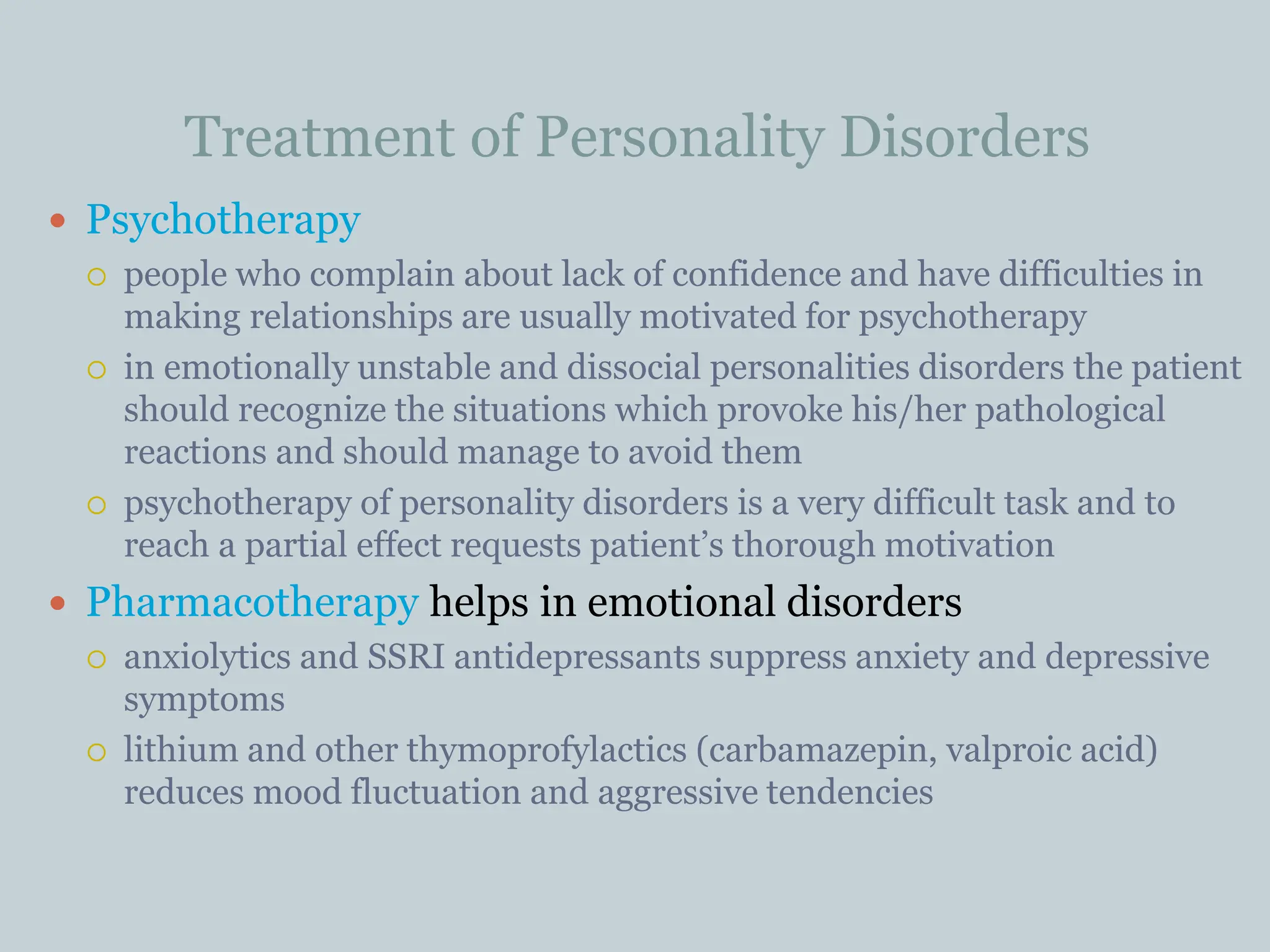 psychiatry 12- Personality Disorders.ppt