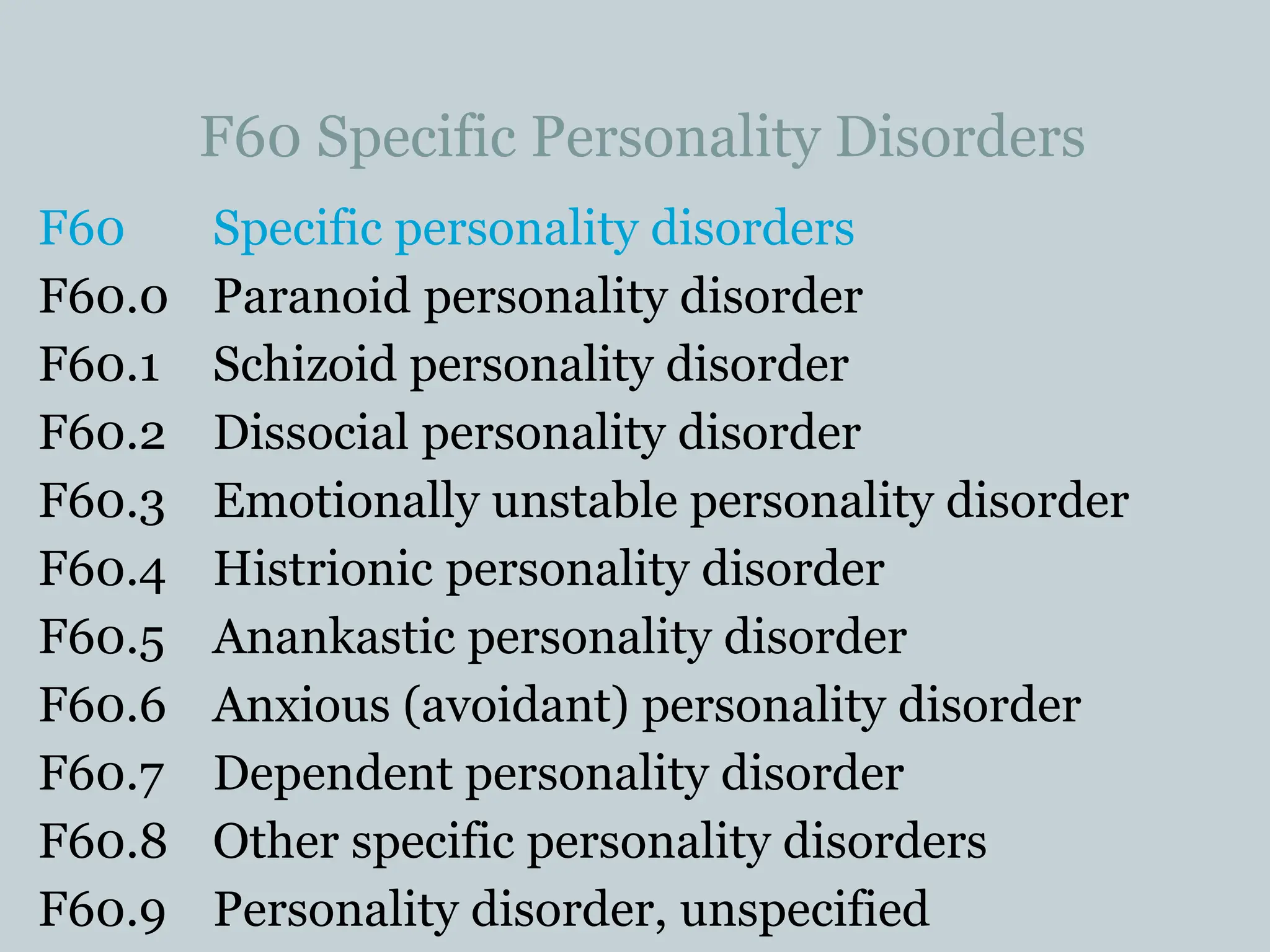 psychiatry 12- Personality Disorders.ppt