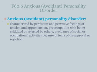 psychiatry 12- Personality Disorders.ppt