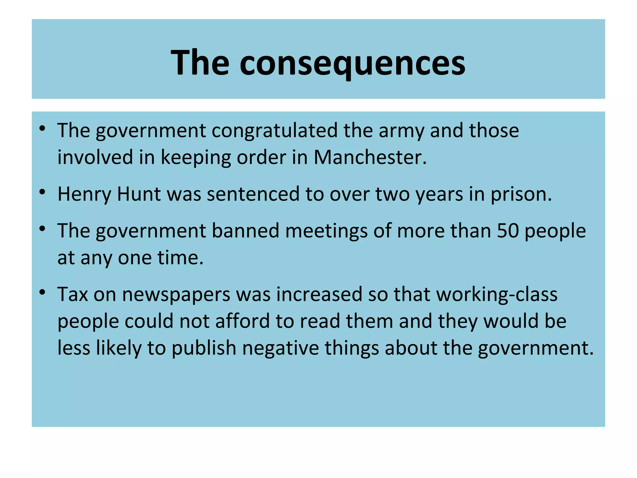 Peterloo- protests | PPT