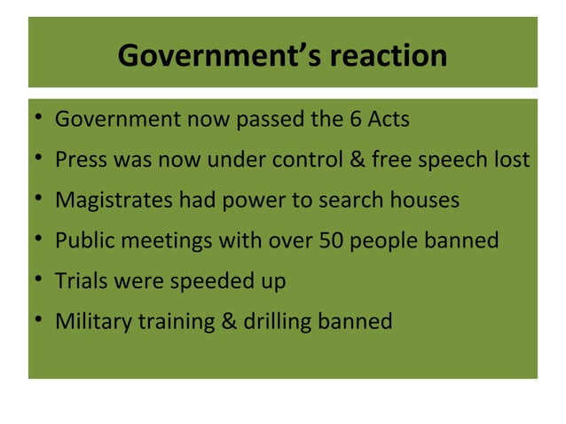 Peterloo- protests | PPT | Civic affairs | Politics