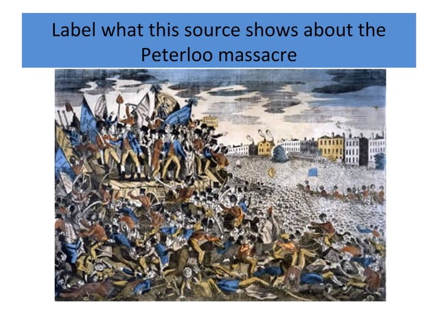 Peterloo- protests | PPT | Civic affairs | Politics
