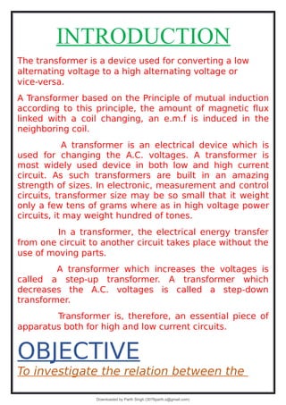 12-physics-project-transformer.pdfnsjsjsjsjs | PDF