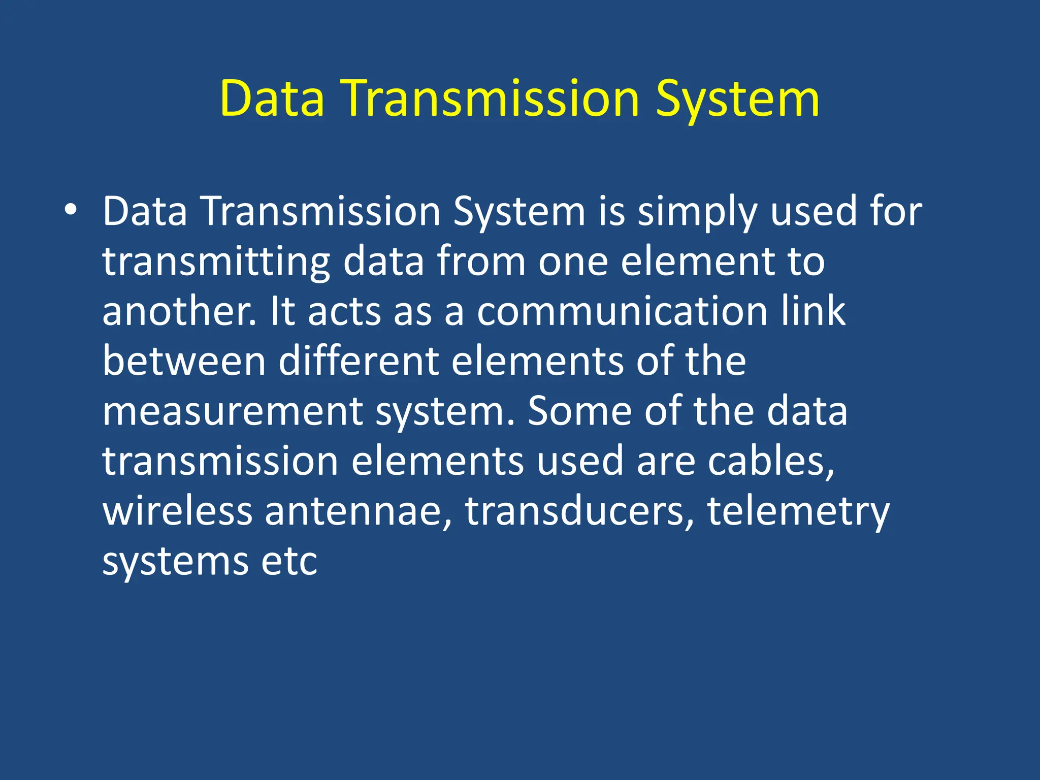 Generalized Measurement System and its components | PPTX