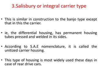 12 rear axle casing | PPTX