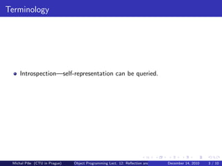 Reflection and Metadata | PDF | Programming Languages | Computing