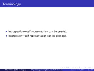 Reflection and Metadata | PDF | Programming Languages | Computing