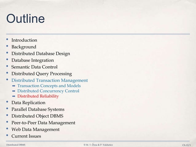 Database , 12 Reliability | PPTX | Databases | Computer Software and Applications