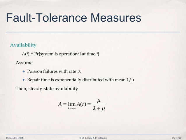 Database , 12 Reliability | PPTX | Databases | Computer Software and Applications