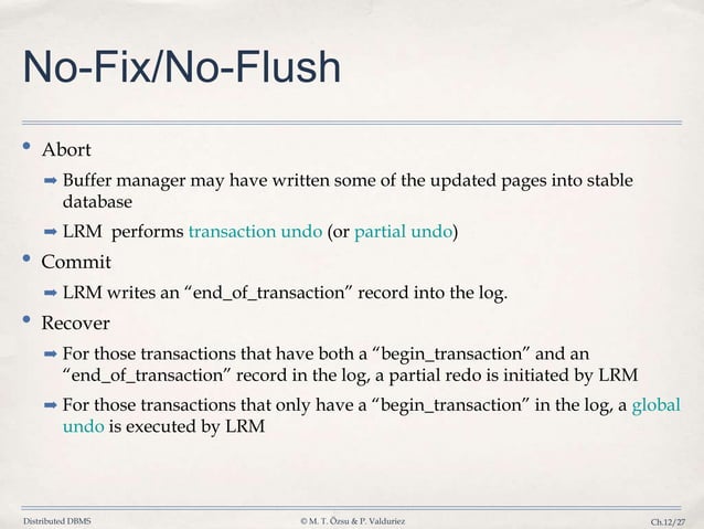 Database , 12 Reliability | PPTX | Databases | Computer Software and Applications