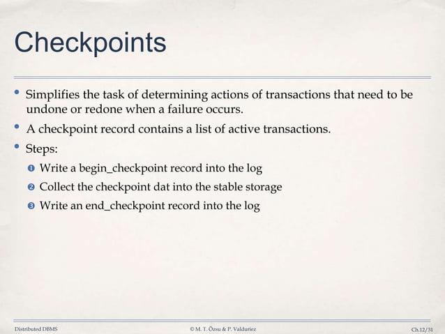 Database , 12 Reliability | PPTX | Databases | Computer Software and Applications
