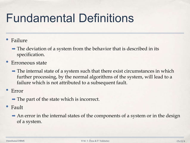Database , 12 Reliability | PPTX | Databases | Computer Software and Applications