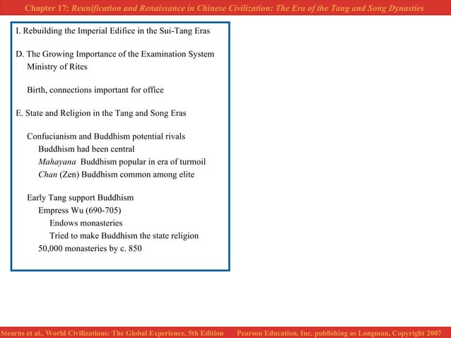 12. Reunification and Renaissance in China | PPT | Buddhism | Religion ...