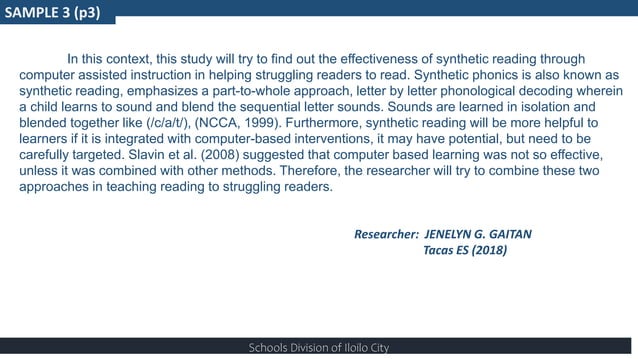 12-SAMPLE OF ACTION RESEARCH PROPOSALS FROM BERF APPROVED RESEARCHES.pptx | Professional School ...
