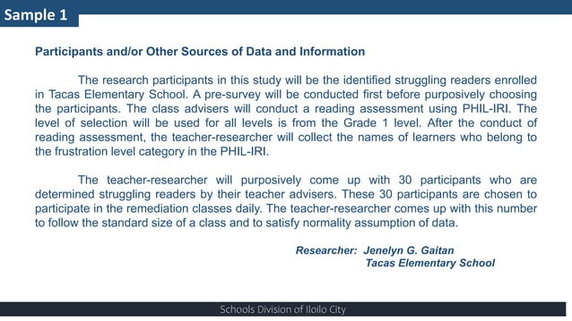 12-SAMPLE OF ACTION RESEARCH PROPOSALS FROM BERF APPROVED RESEARCHES.pptx | Professional School ...