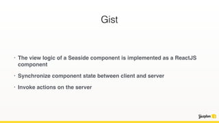 Seaside & ReactJS | PPT