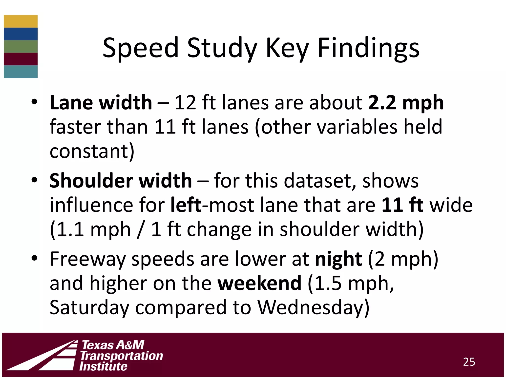 Operational and Safety Tradeoffs — Narrowing Freeway Lanes and ...