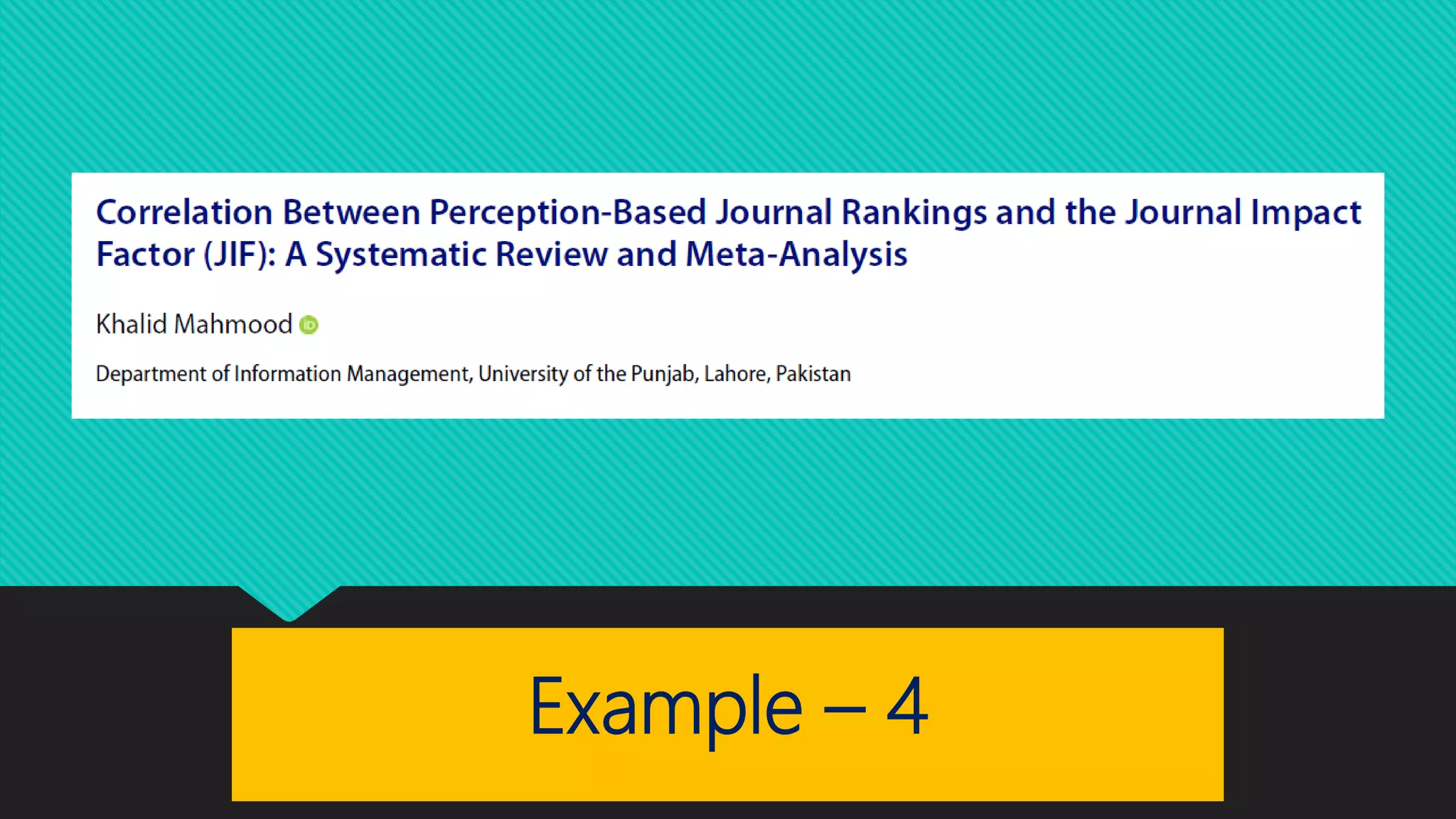 Systematic literature review -- Examples | PPTX