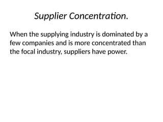 Supplier Power, its usage and its importance | PPT