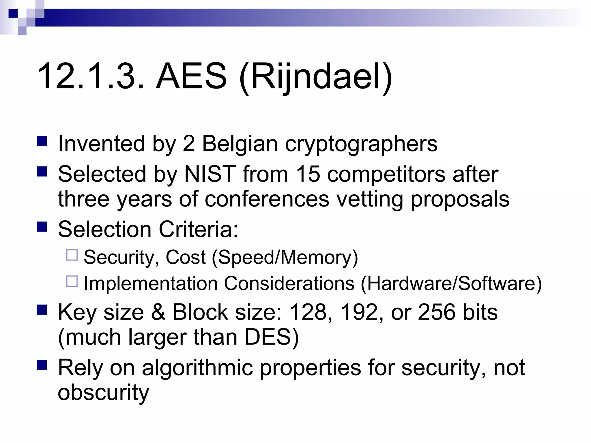 12 symmetric key cryptography | PPT