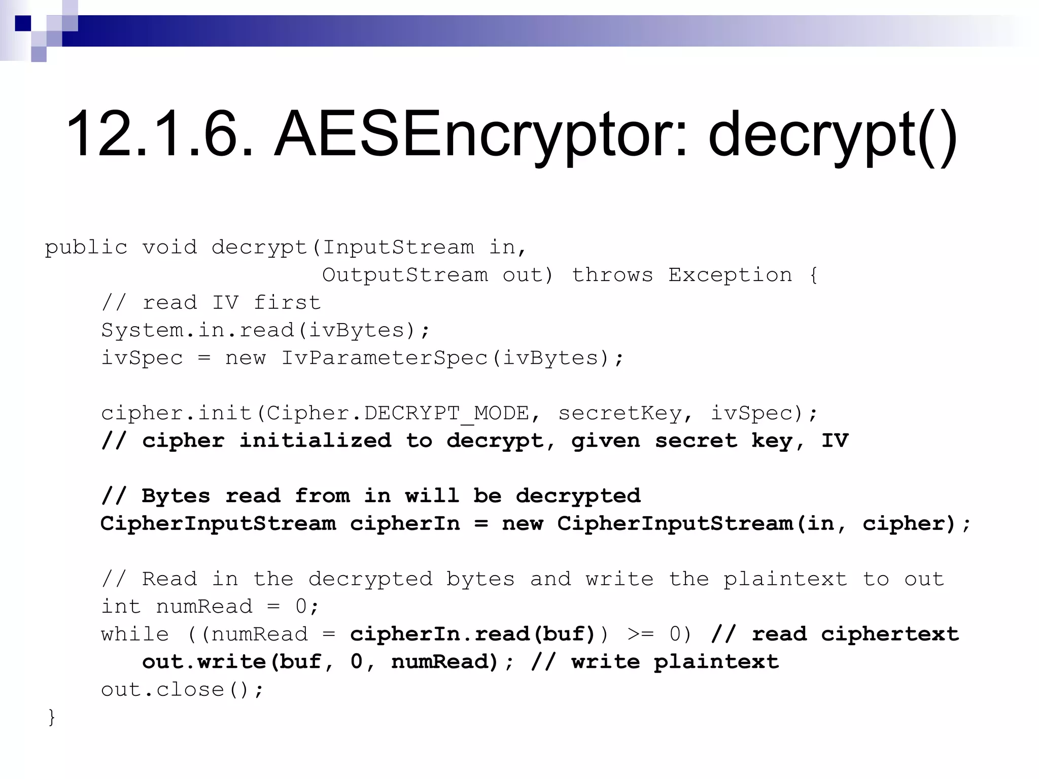 12 symmetric key cryptography | PPT