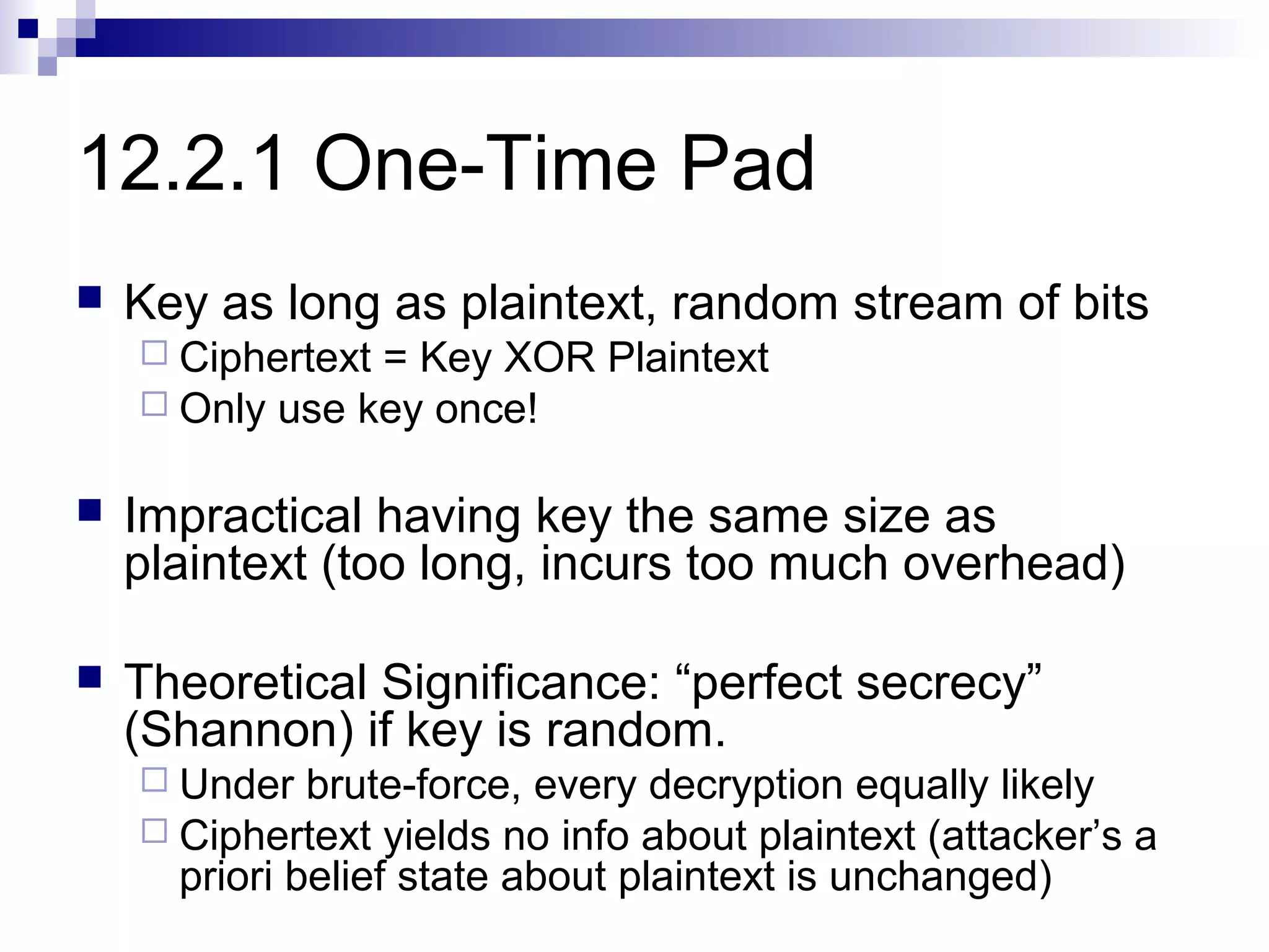 12 symmetric key cryptography | PPT
