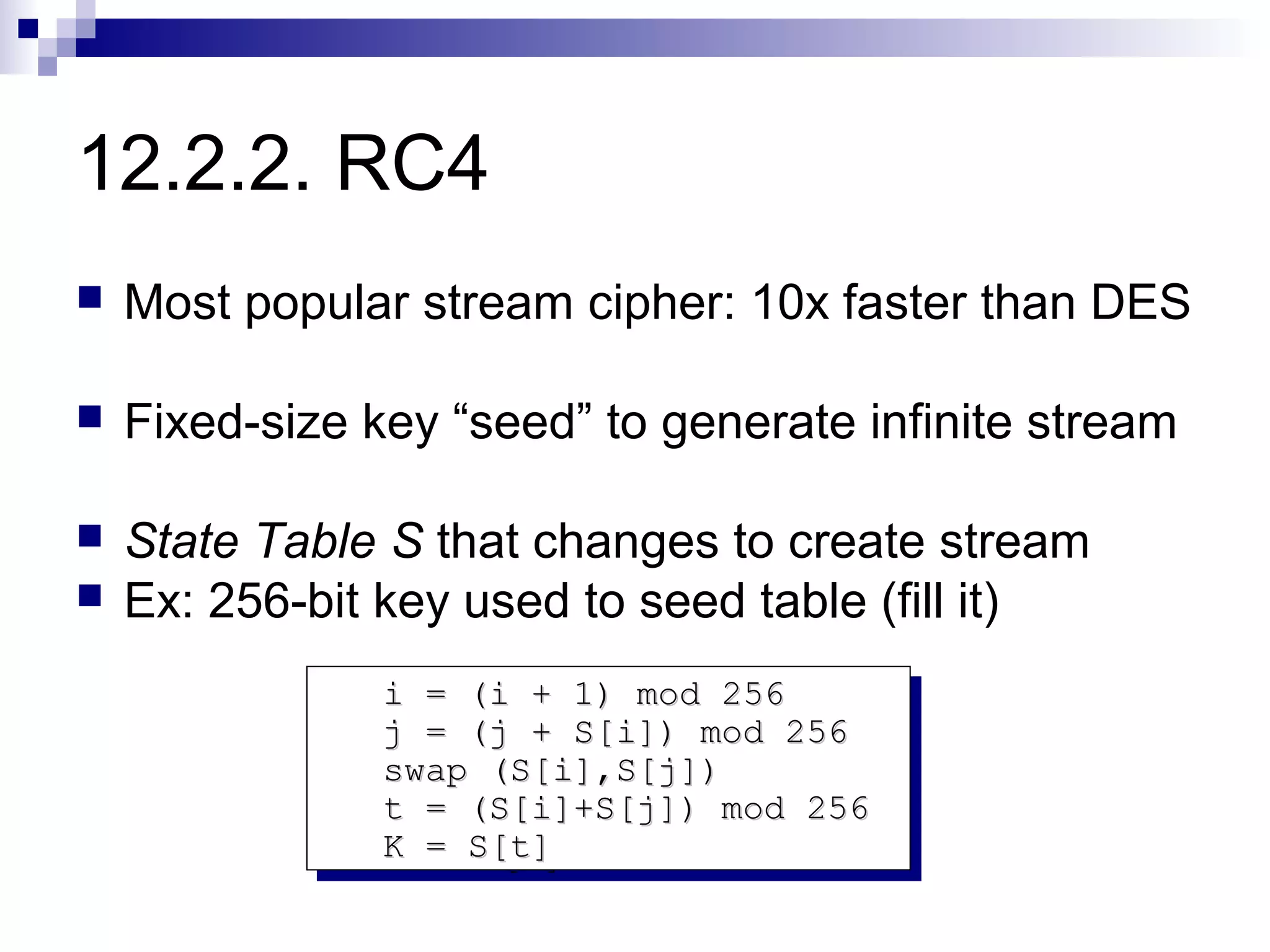 12 symmetric key cryptography | PPT