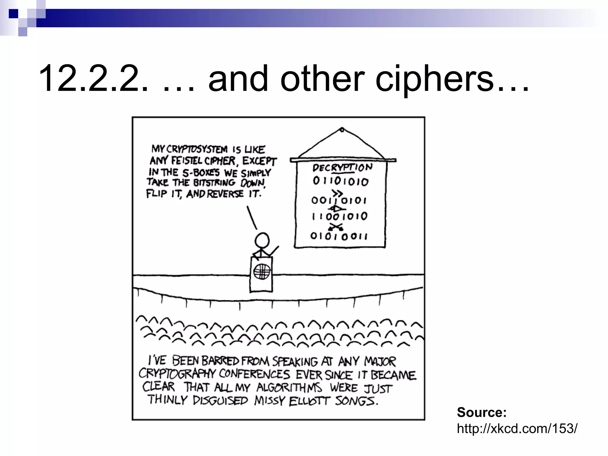 12 Symmetric Key Cryptography Ppt Programming Languages Computing