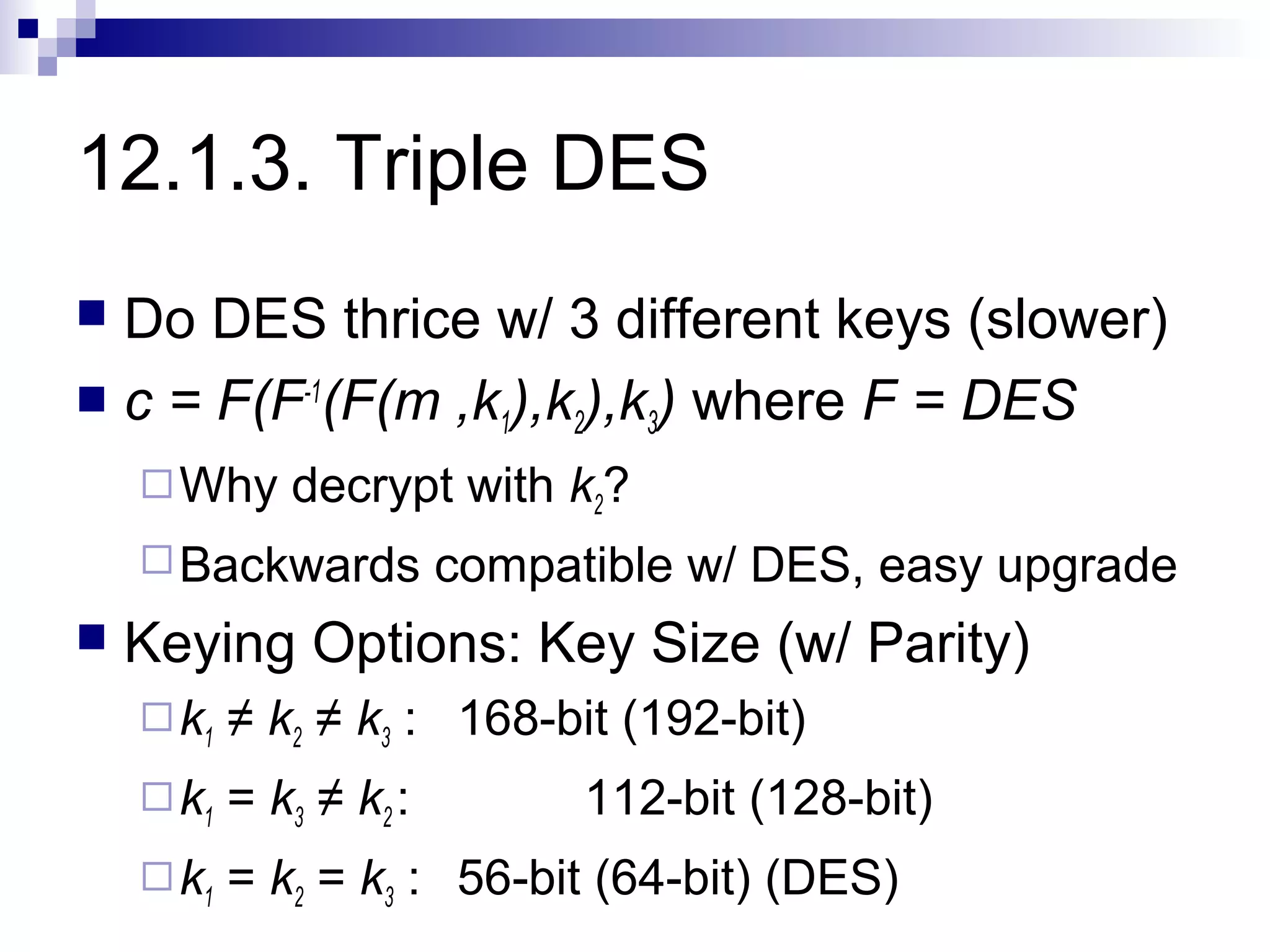 12 symmetric key cryptography | PPT