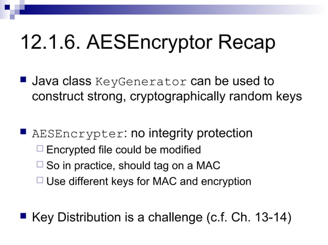 12 symmetric key cryptography | PPT
